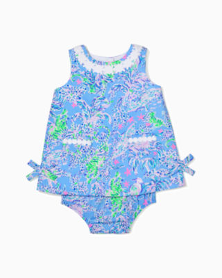 Lilly Pulitzer Baby Lilly Infant Shift Dress In Blue Peri The Turtle ...