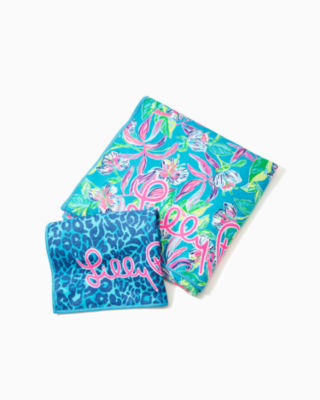 Set Of 2 Printed Workout Towels | Lilly Pulitzer